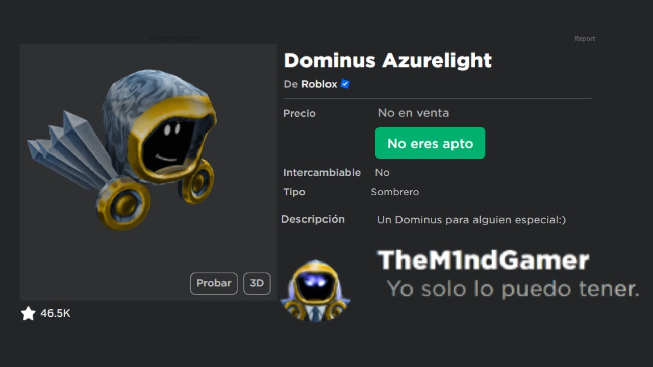 ROBLOX solo UNA persona TIENE este DOMINUS Y SU VERDAD😱.. NUEVA FUNCIÓN ...