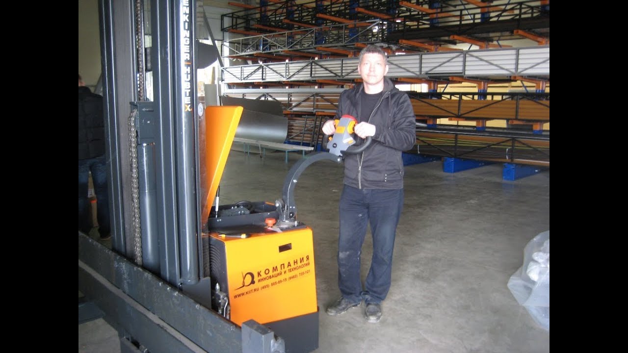 Многоходовой электроштабелер Genkinger-HUBTEX EGPL боковые ...