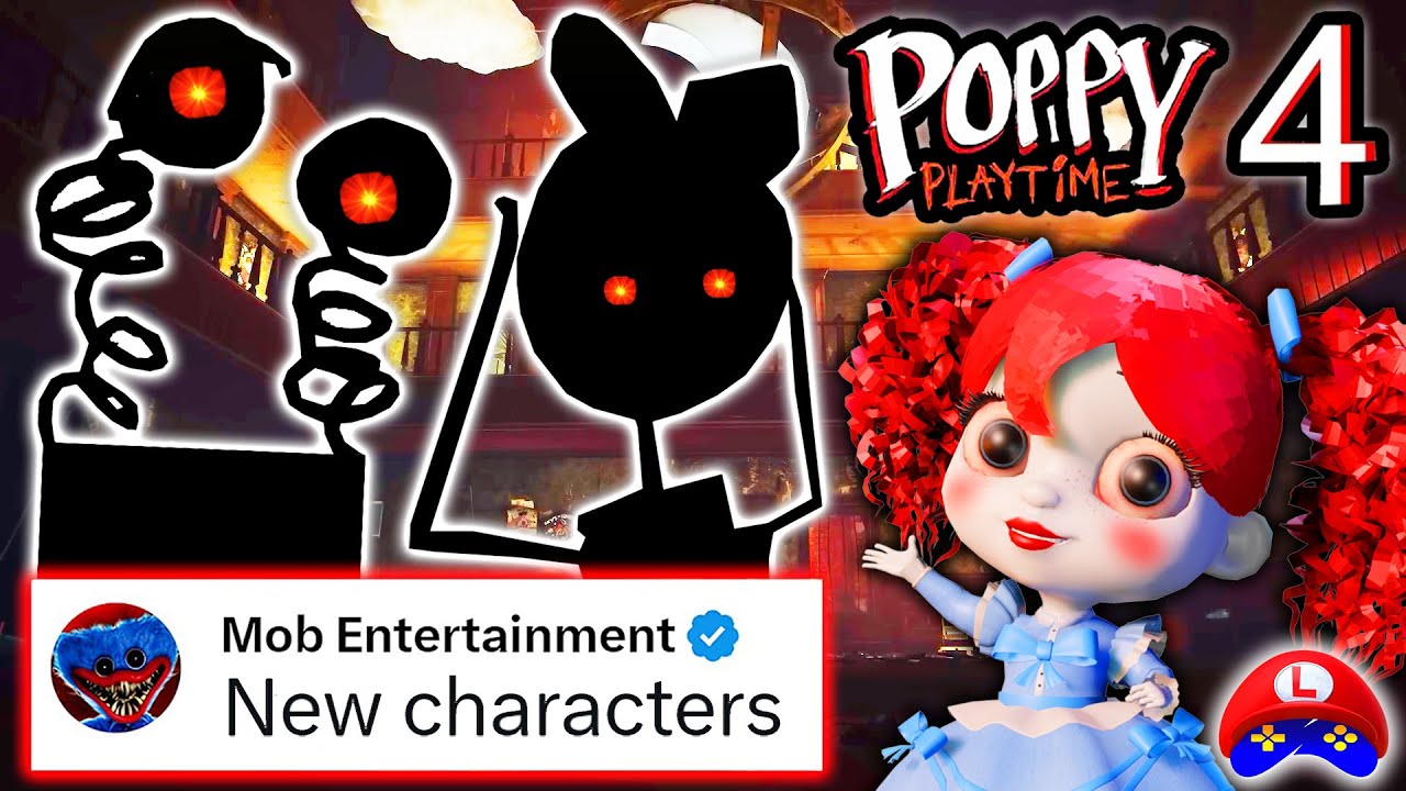 Poppy Playtime Chapter 4 - NEW SECRET CHARACTERS REVEALED (official leaks) 🧤 - YouTube