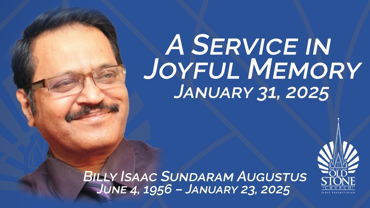 A Service in Joyful Memory of Billy Augustus - YouTube