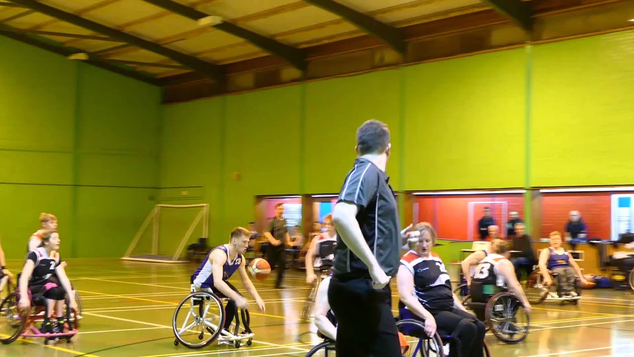 Highlights - Swindon Shock Wheelchair Team v Woking Blackhawks - YouTube