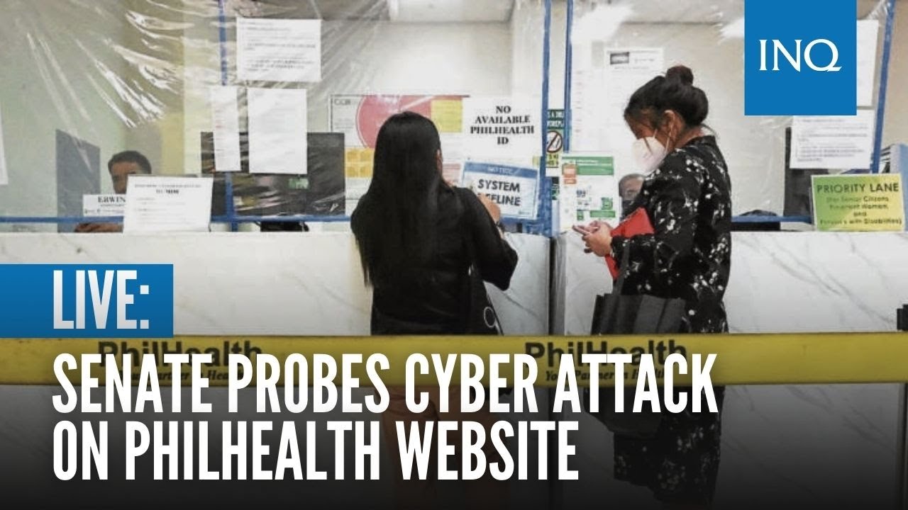 LIVE: Senate probes cyber attack on PhilHealth website - YouTube