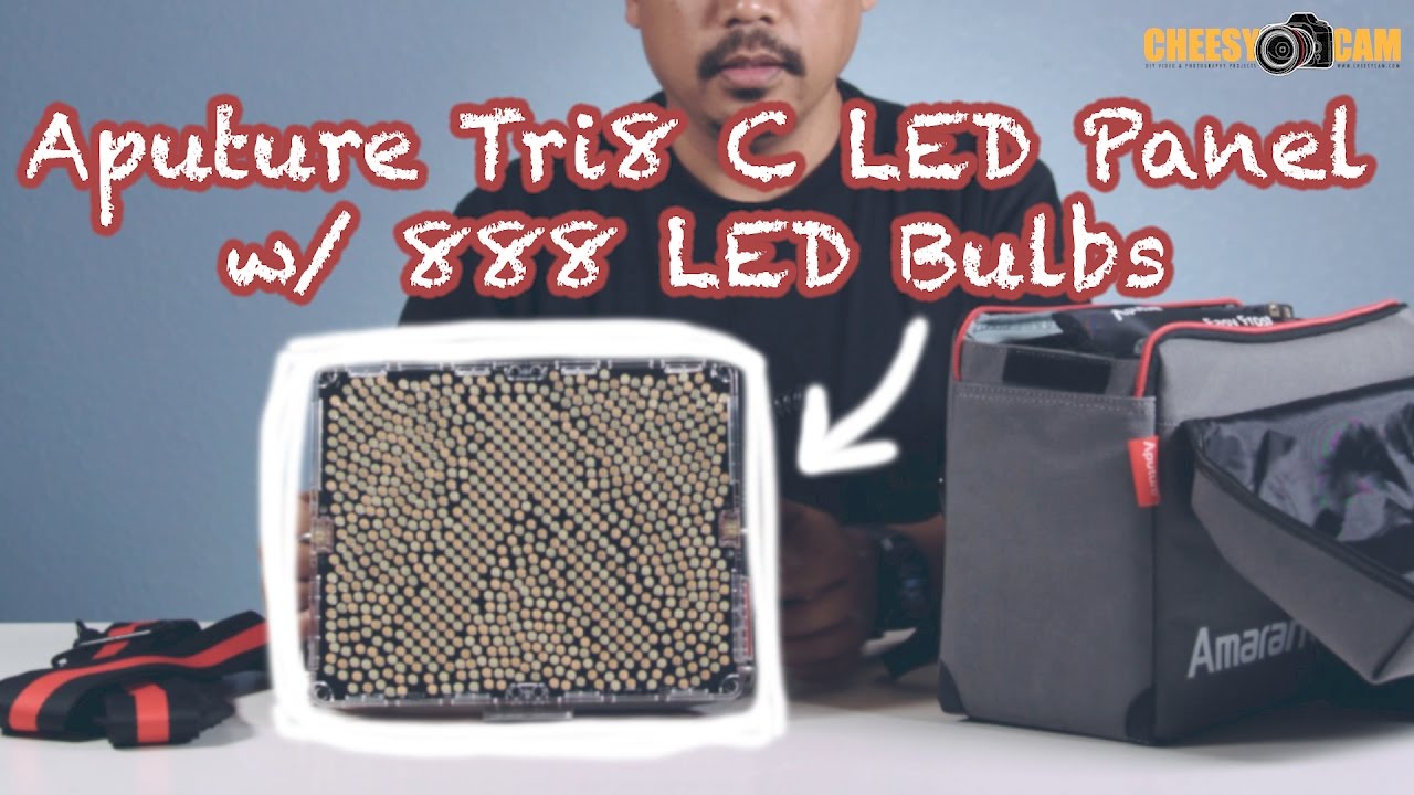 Unboxing Aputure Tri8 C LED Light with 888 LED Bulbs - YouTube