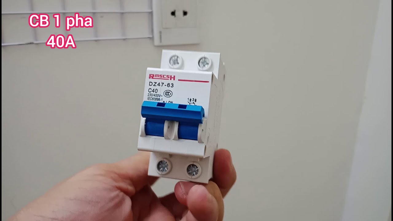 HD đơn giản 👉 1 Cách tháo lắp CB (Circuit Breaker) trên thanh Rail ...