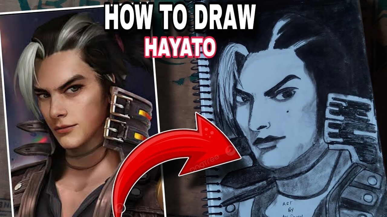 free fire drawaing | how to draw #FreeFire | Pencil Drawing - YouTube