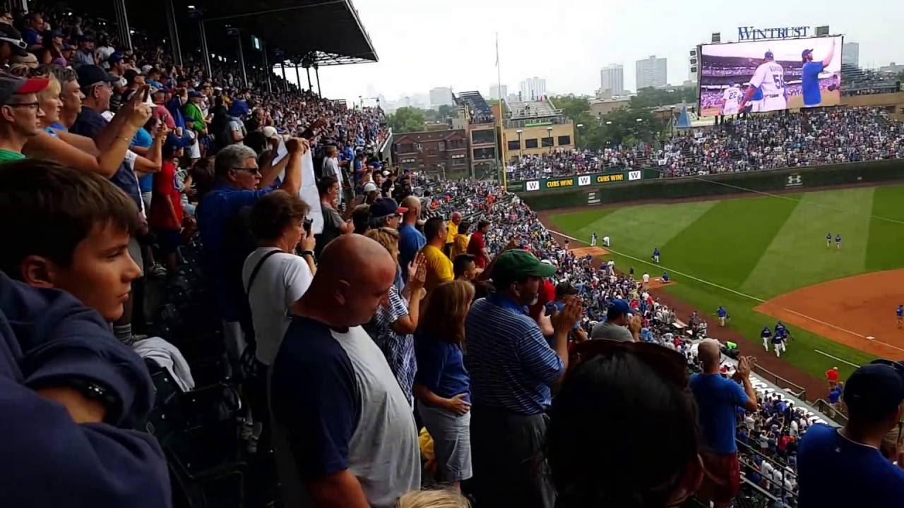 Chicago Cubs Winning Song - Go! Cubs Go! - YouTube