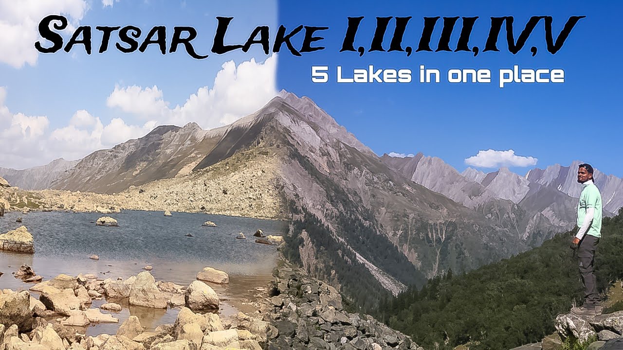 Satsar Lake I,II,III,IV,V - 5 Lake ek he jagepe 😱 ️ 📍Kashmir Great ...