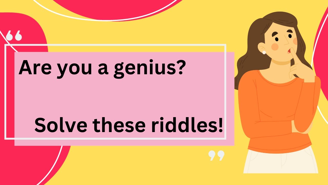 Are you so smart? Can you answer these 10 riddles? - YouTube
