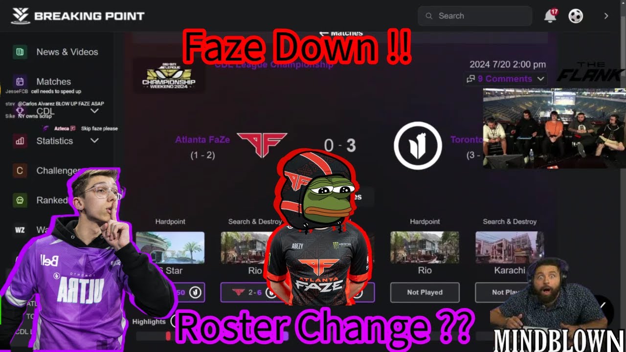 The Flank on Faze Getting Top 6 !! - YouTube