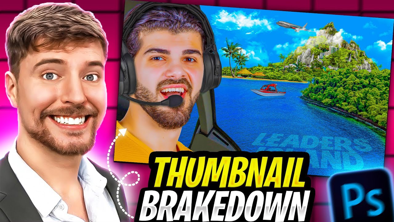 How to make YouTube thumbnails like @MrBeast in Adobe Photoshop ...