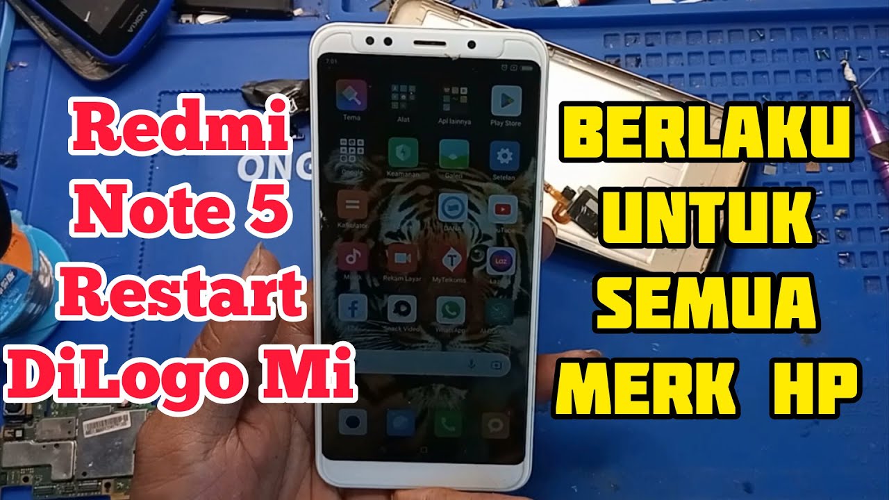 Redmi Note 5 Restart Logo - YouTube