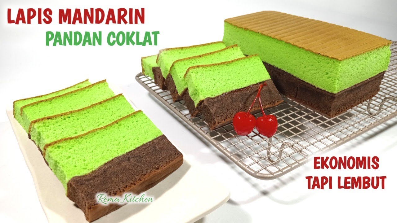 LAPIS MANDARIN PANDAN COKLAT | EKONOMIS IRIT TELUR | HASILNYA LEMBUT ...