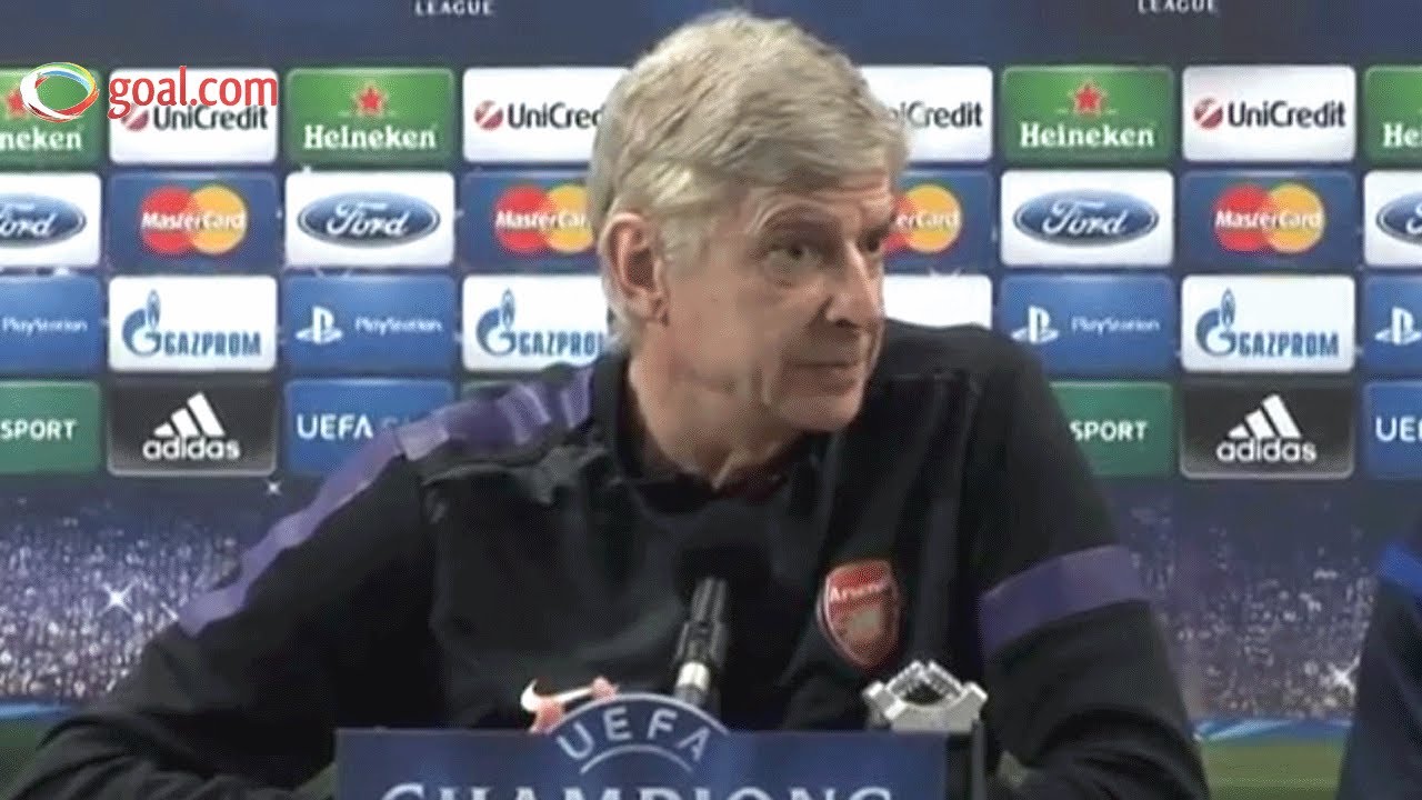 Arsene Wenger angry press conference - YouTube
