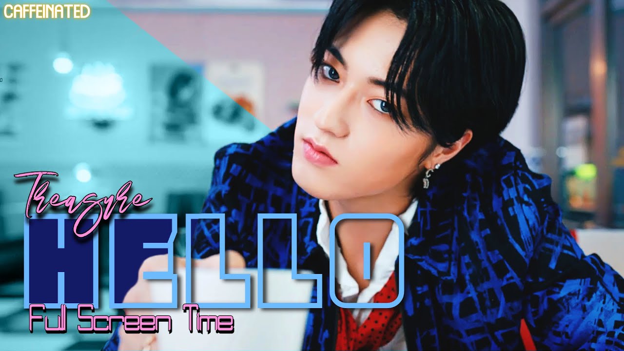 TREASURE 'HELLO' - Full Screen Time Distribution [Color Coded] - YouTube
