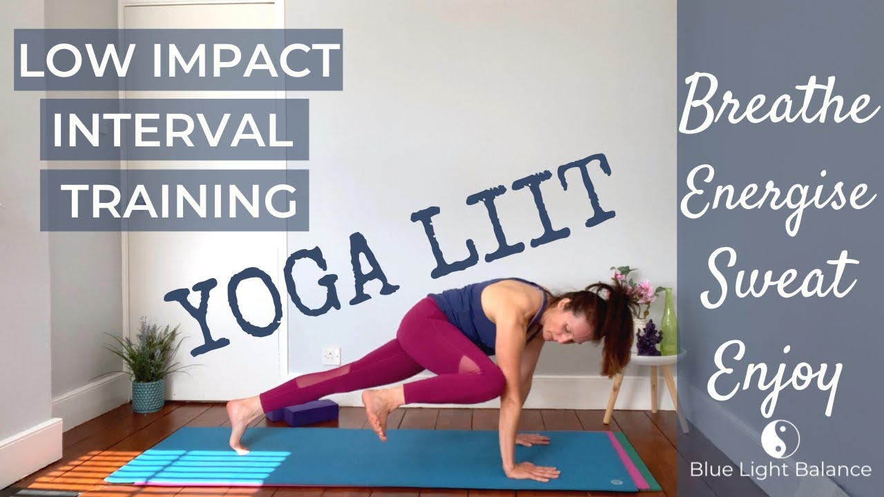 20 MIN LOW IMPACT WORKOUT - No Jumping - YOGA LIIT #1 - YouTube