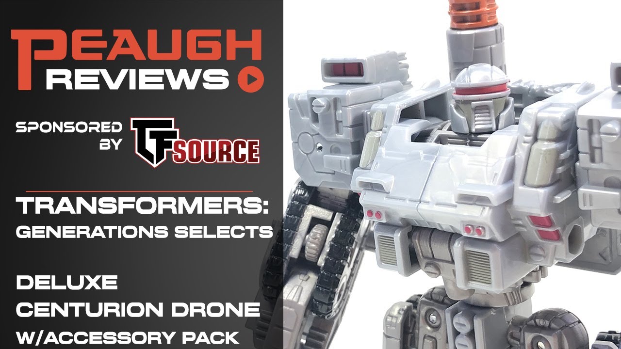 Video Review: Transformers Generations Selects - Deluxe CENTURION DRONE ...