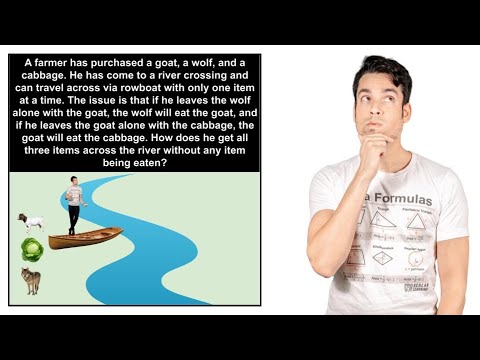 Can you cross a river with a cabbage, a goat, and a wolf? - YouTube