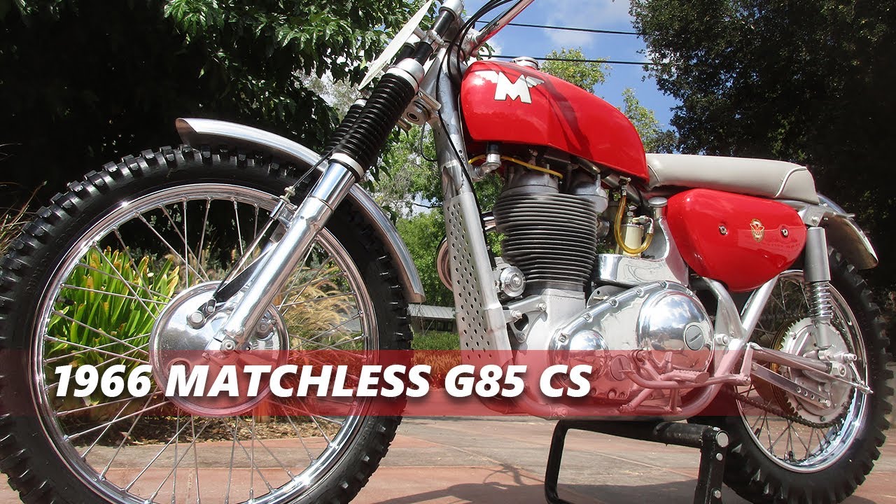 1966 Matchless 500 G85 - YouTube