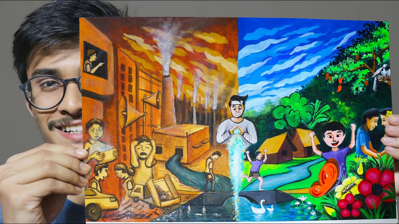 " If I had a super power. " A message through painting - YouTube