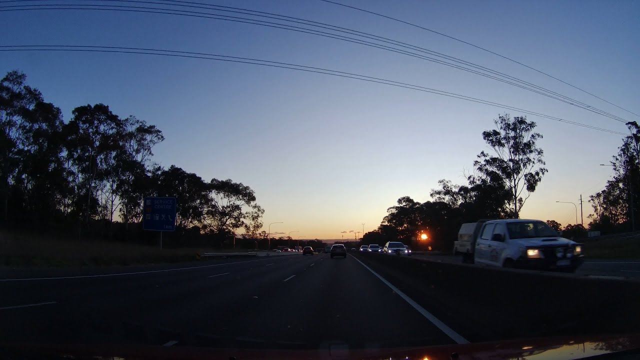 4K Car Ride (Thursday 20230810 | Sydney M4 Westbound | Evening | Video ...