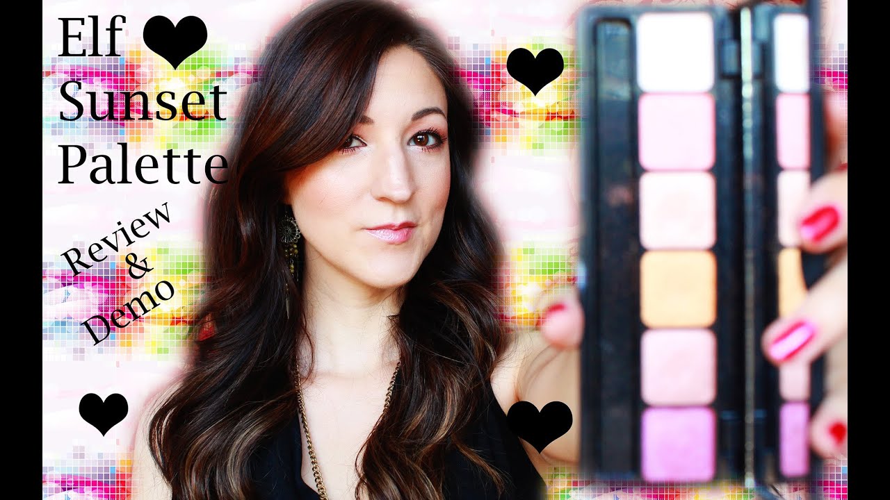ELF Sunset Palette Review & Demo - YouTube
