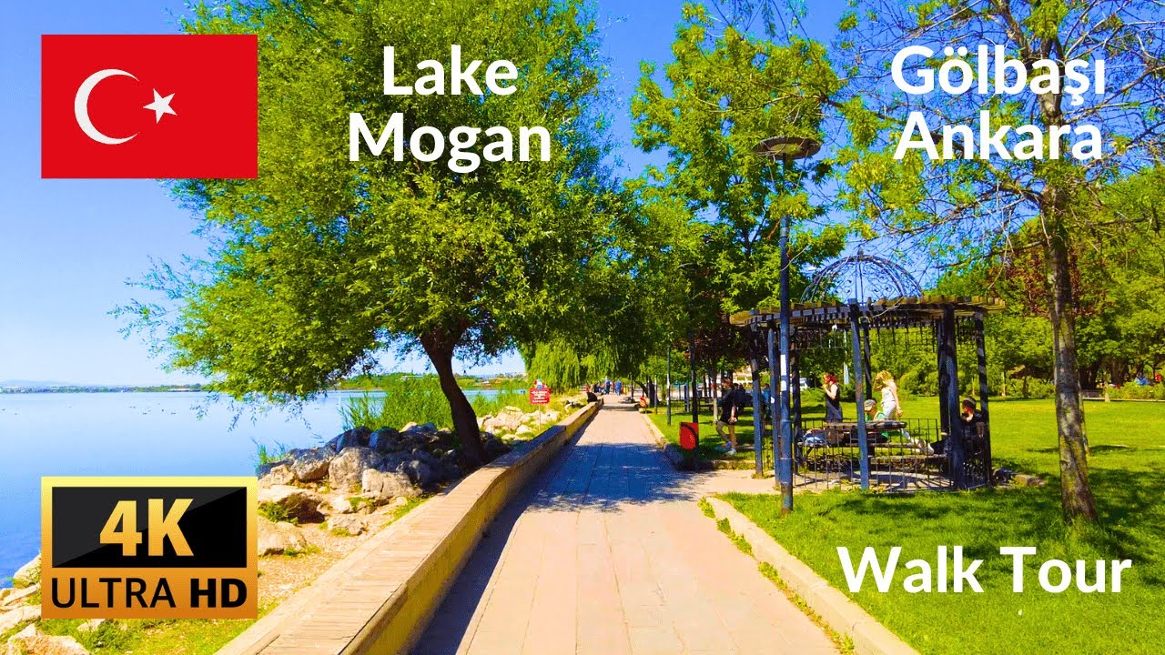 Relaxing Walk at Mogan Lake – Golbasi, Ankara, Turkey 4K - YouTube