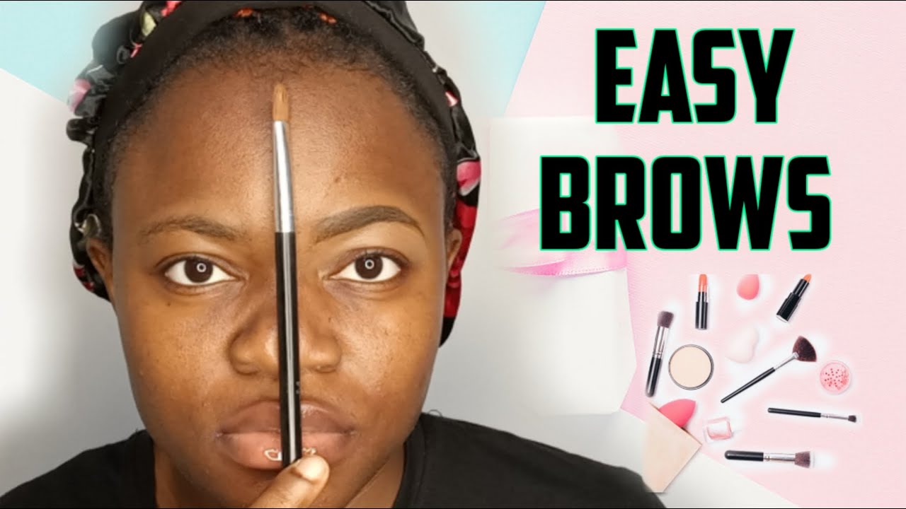 HOW TO DRAW EYEBROWS, THE MOST SIMPLE AND AFFORDABLE WAY - YouTube