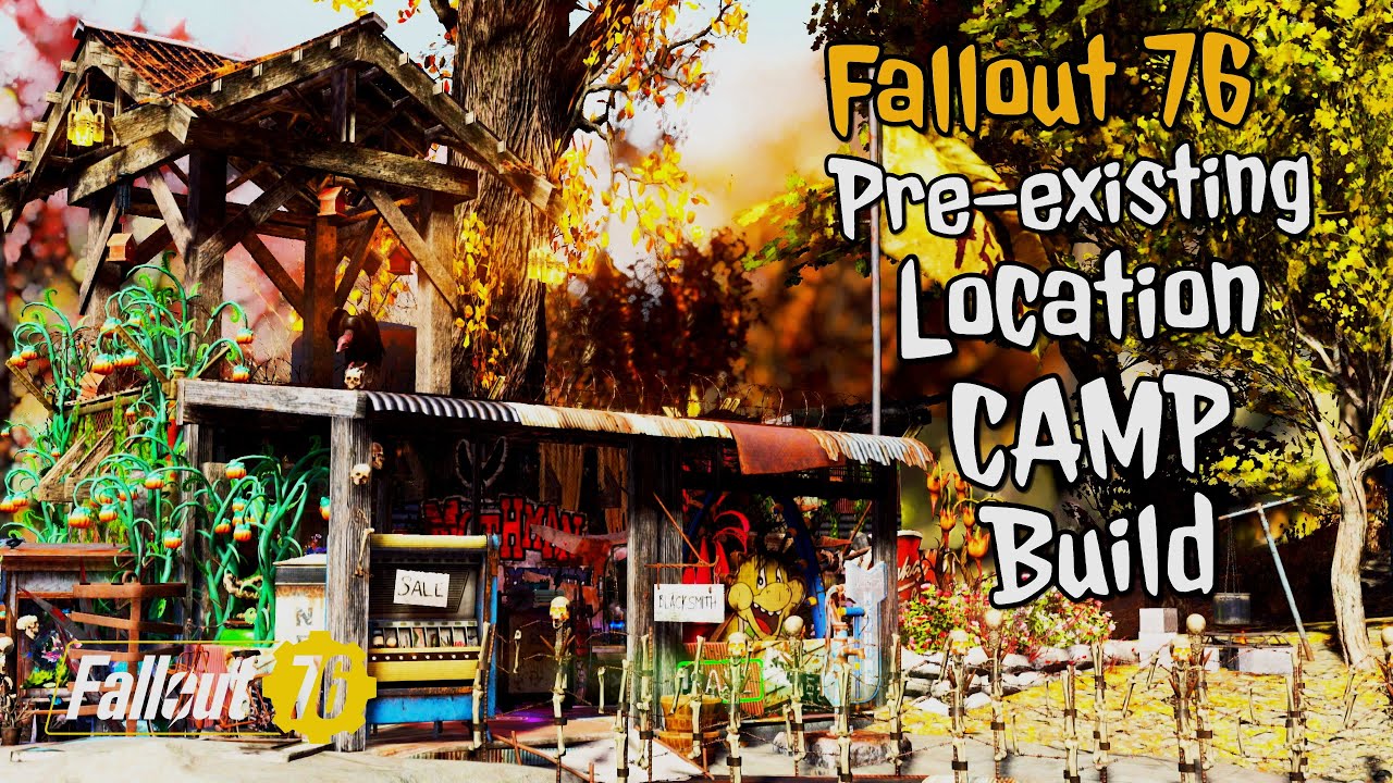 Fallout 76 Pre-existing Location Camp Build! - YouTube