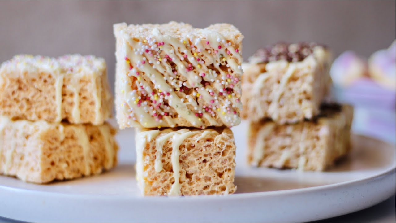 Nice And Crunchy Rice Krispy Treat Recipe. - YouTube