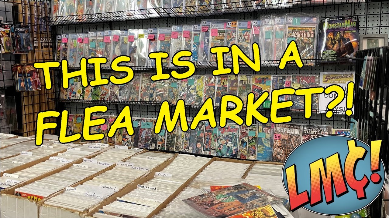 Finding Great Silver & Golden-Age Comics at a MASSIVE Indoor FLEA MARKET! - YouTube