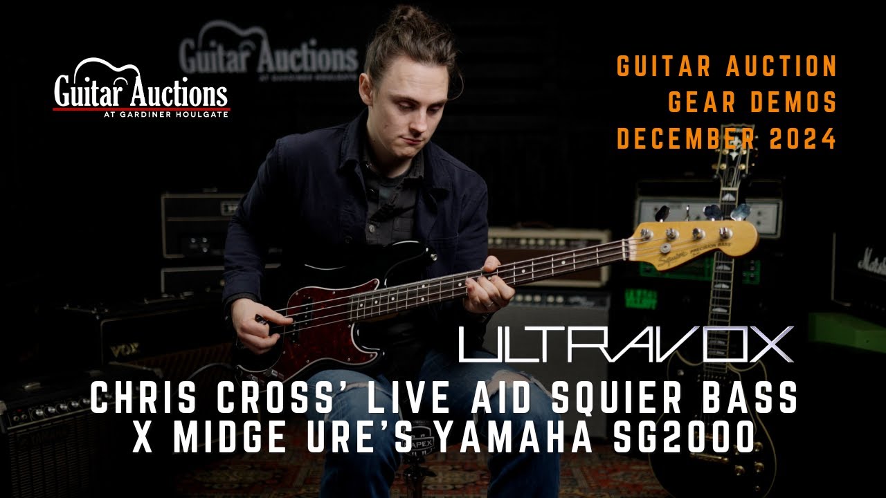 ULTRAVOX! Chris Cross' Live Aid Bass x Midge Ure's Yamaha SG2000 | Dec ...