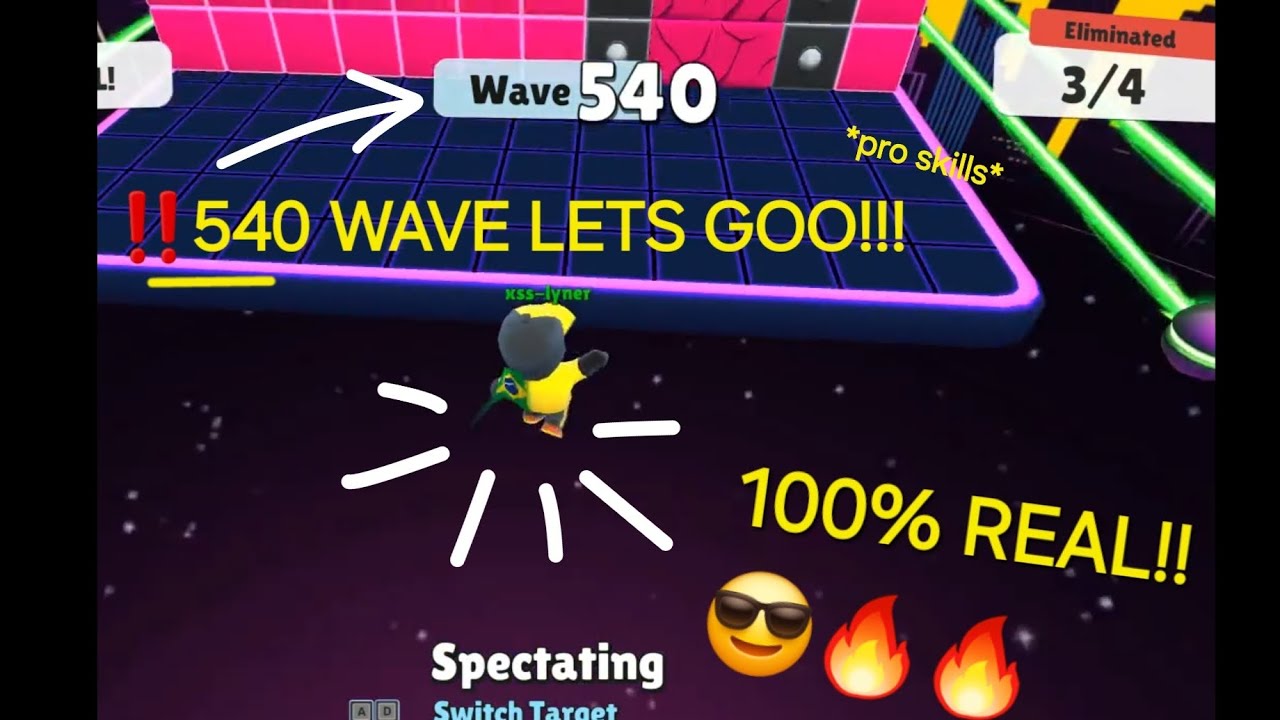I Finally Reached WAVE 500‼️No mods/Cheats WAVE 540!😱 - YouTube