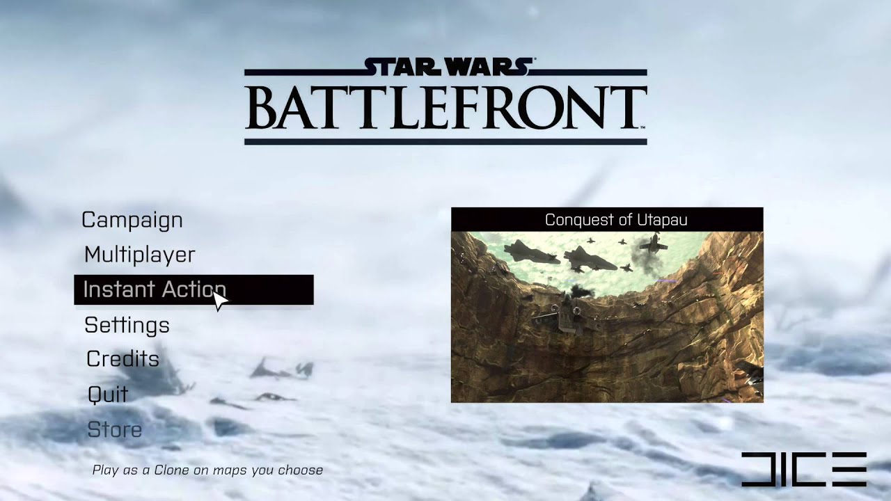 Star Wars Battlefront - Menu Concept Art 2015 - YouTube