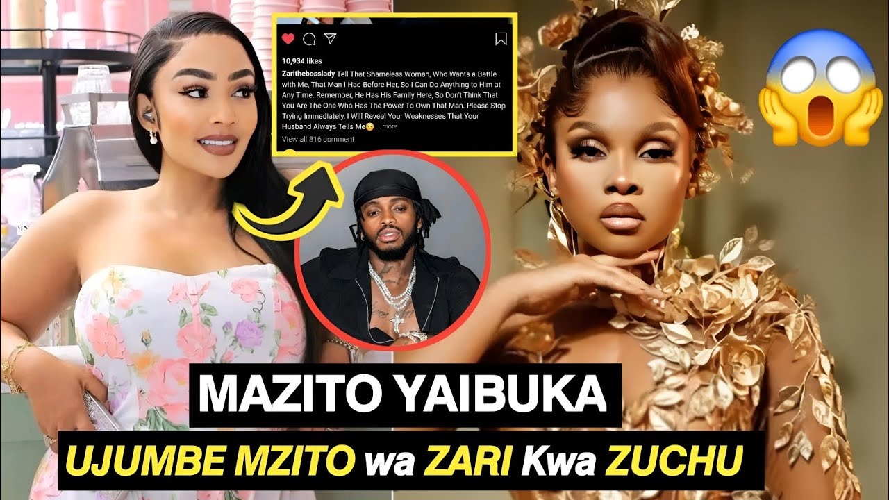ZUCHU Apigwa Vizinga na ZARI; DIAMOND kati! ZARI ATUMA UJUMBE HUU KWA ...