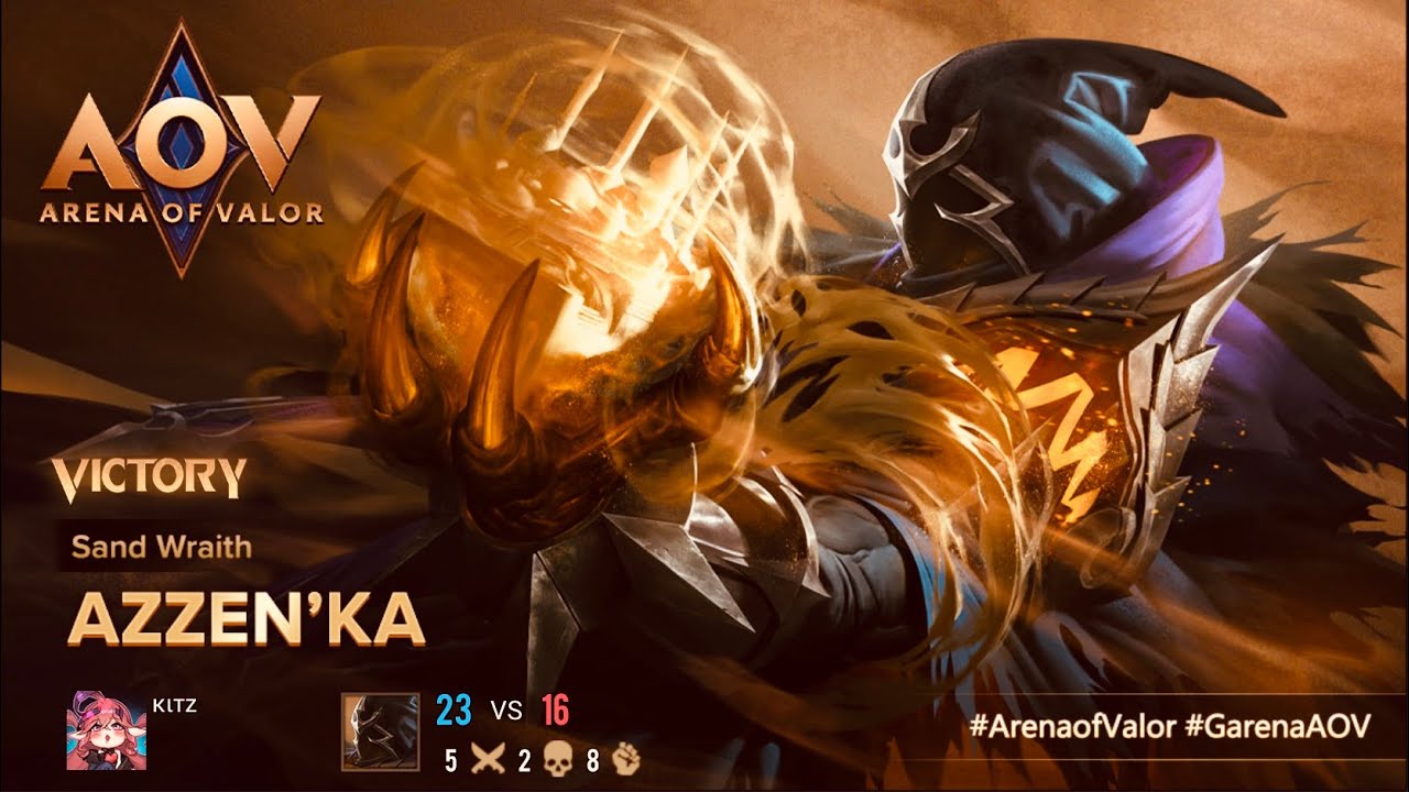 AOV - Arena Of Valor - Azenkka gameplay - YouTube