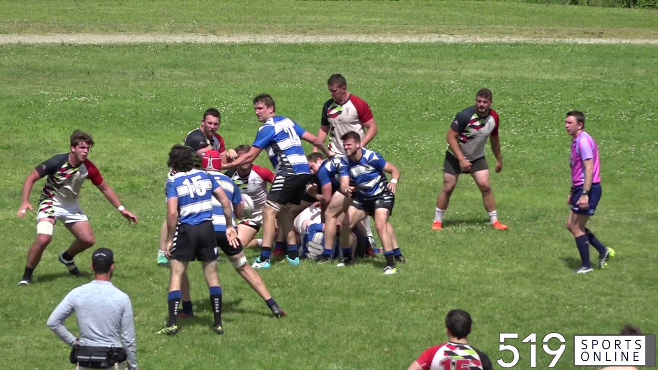 Men's 1's Rugby - Brantford Harlequins vs Waterloo County RFC - YouTube