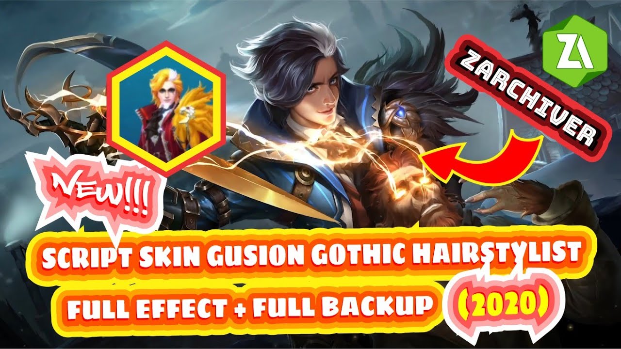 NEW!!! SCRIPT SKIN ELITE GUSION PAINTED GOTHIC HAIRSTYLIST FULL EFFECT ...