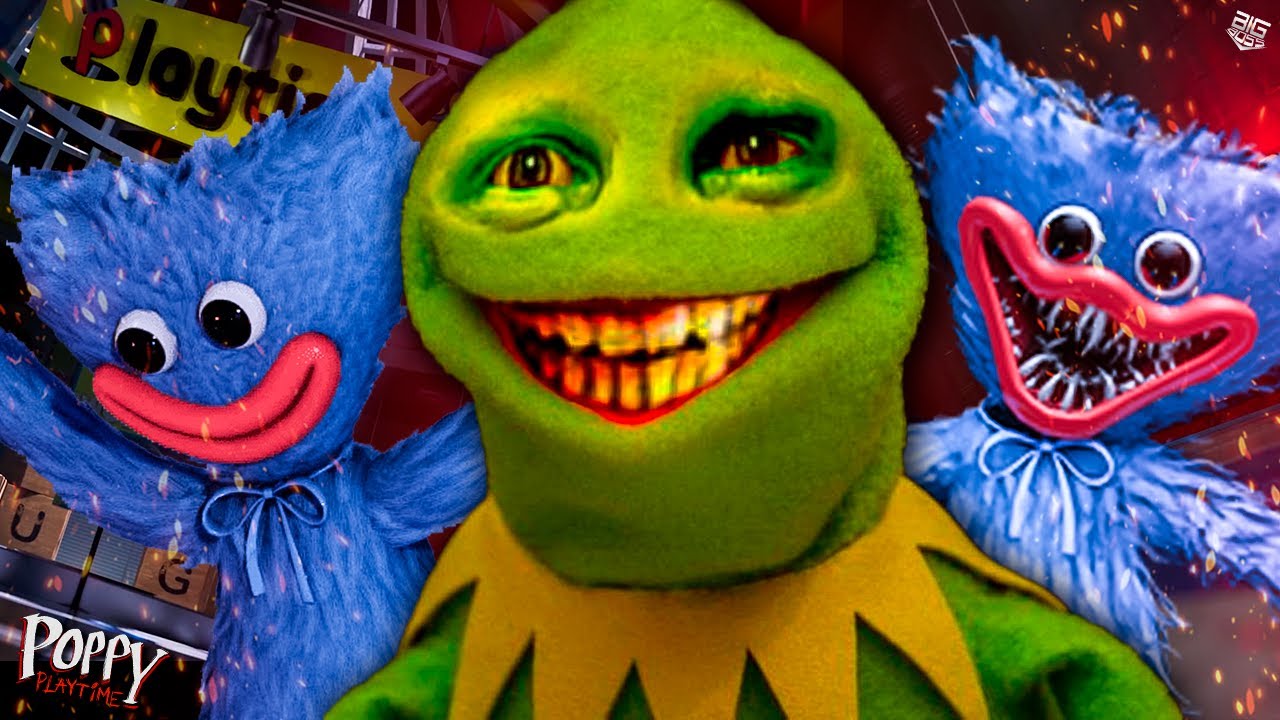 KERMIT the Frog em POPPY PLAYTIME │ Poppy Playtime mods │ big boss joga ...