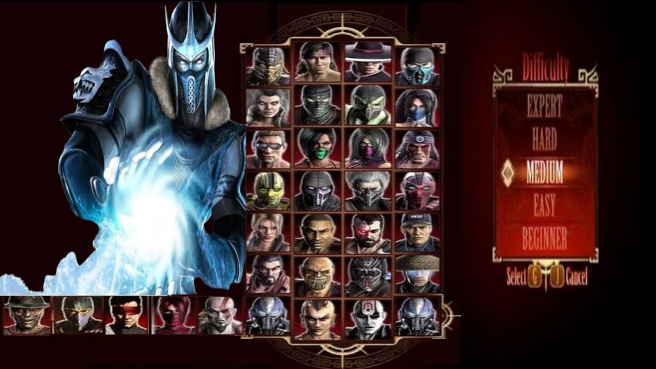 Mortal Kombat 9 - SUB ZERO DECEPTION MOD - NEW Medium Arcade Ladder ...