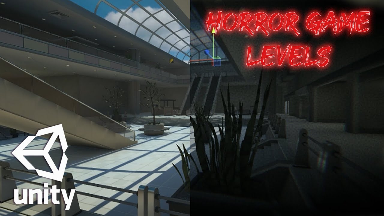Unity 3D Designing The Horror Mall In Unity 3D - YouTube