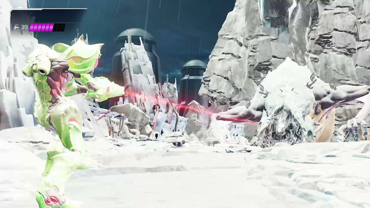 Metroid Dread Raven Beak X Samus Death Scene - YouTube