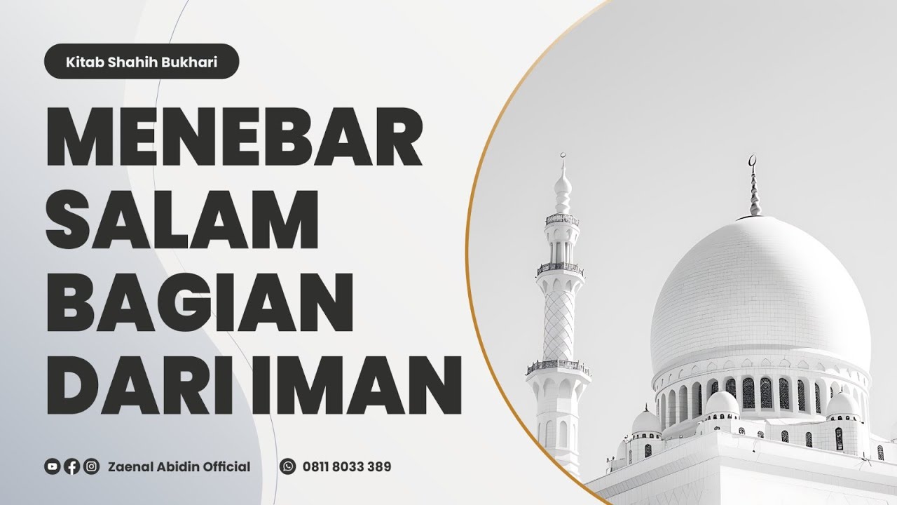 [LIVE] KITAB SHAHIH BUKHARI | MENEBAR SALAM BAGIAN DARI IMAN - YouTube