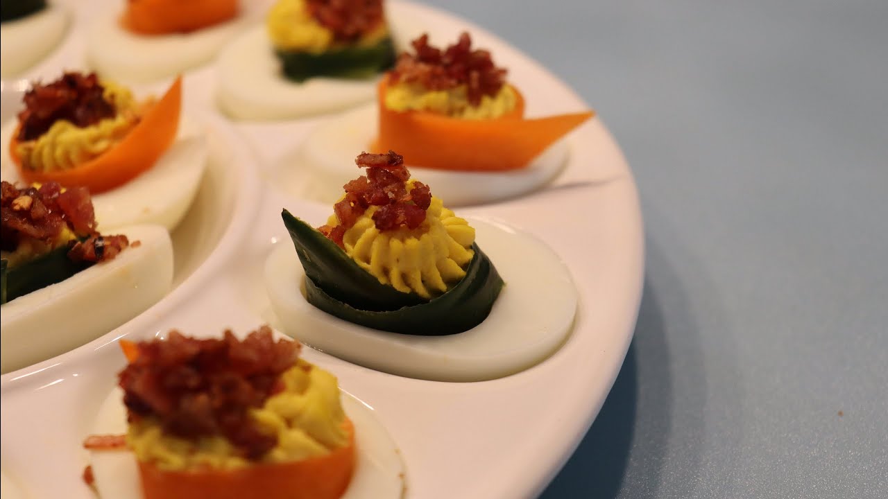 Are you looking for trouble? Try these super sinful deviled eggs! - YouTube