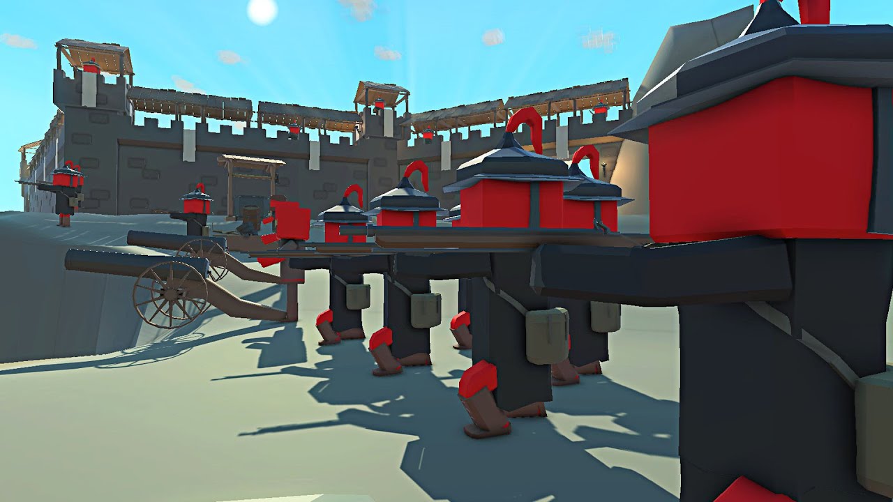 Musket Defense of the Mountain Castle Walls! - Ancient Warfare 3 - YouTube