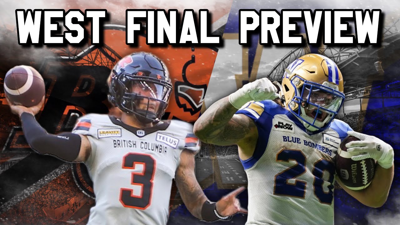 CFL West Final Preview! 2023 CFL Playoffs! - YouTube