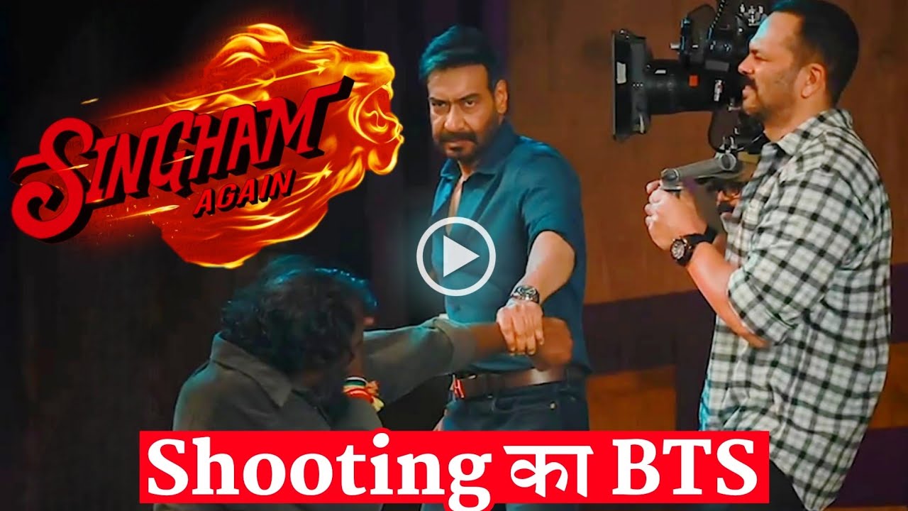 Singham Again Shooting BTS Ajay Devgn Fight Scene Rohit Shetty Shoot ...