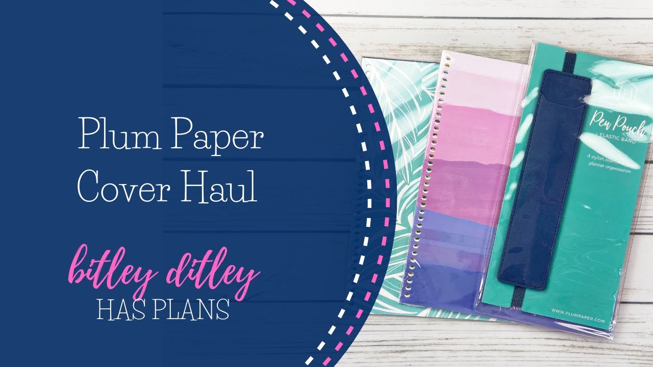 Plum Paper Cover Sale Haul | Plum Paper 7x9 Hourly - YouTube