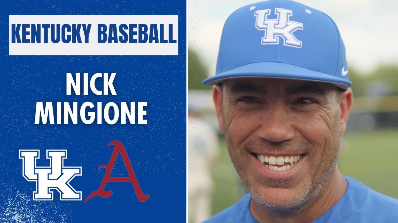 Nick Mingione & Kentucky baseball players discuss win over Arkansas ...