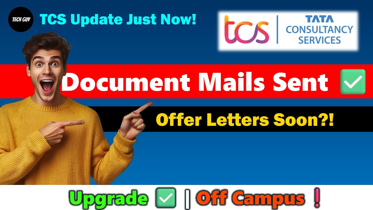 ⚠️ TCS Update: Document Mails Sent | What About Off-Campus Candidates ...