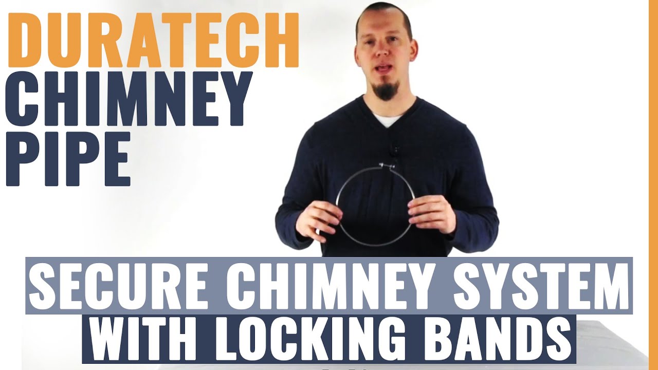 DuraTech Chimney Pipe - Secure Chimney System with Locking Bands - YouTube